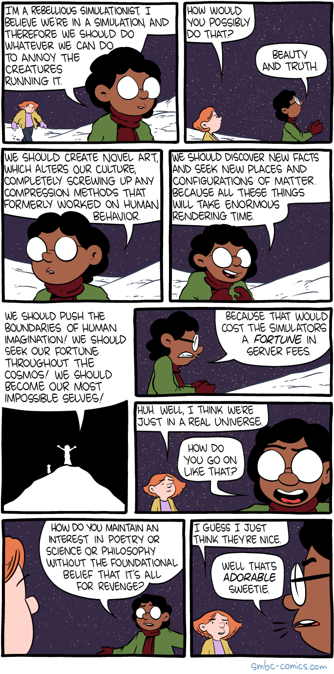Saturday Morning Breakfast Cereal - Simulationism